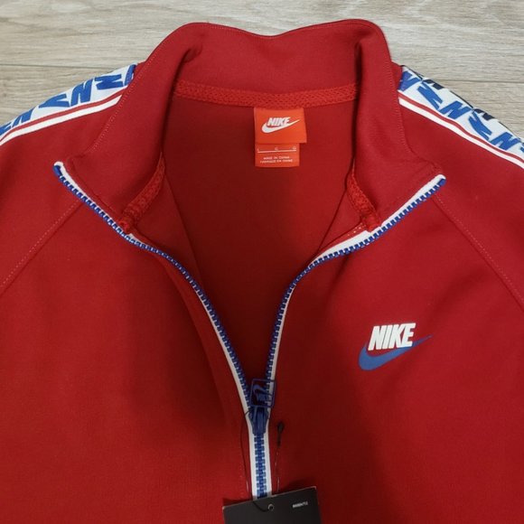 Nike | Jackets & Coats | Mens Nike Sportswear Taped Poly Track Jacket ...
